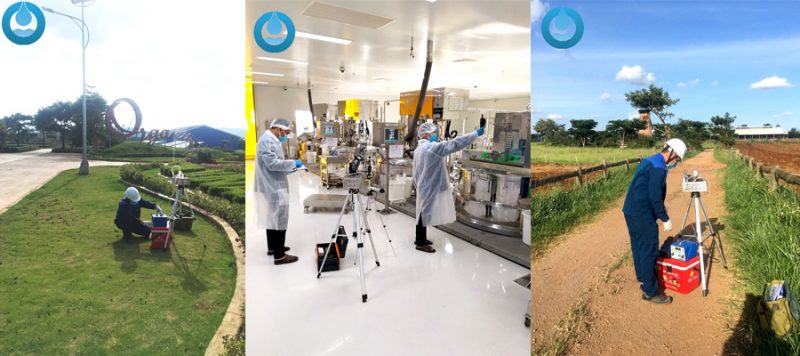 Labor environment monitoring, analyzing the composition of toxic gases ...